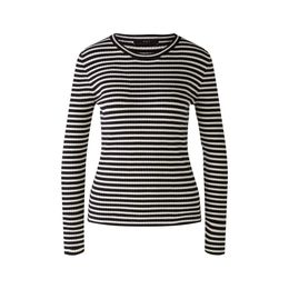 Oui Pullover in black offwhite | Gr.: 34