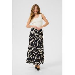 Kaffe Rock KAbeathe A-shape in Black/Nature Organic Lines | Gr.: XS/S