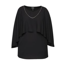 MIAMODA Bluse in schwarz | Gr.: 46