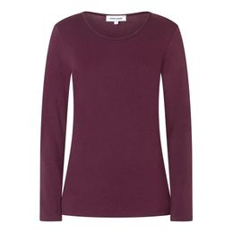 More & More More & More Basic-Rundhalsshirt in ruby orchid | Gr.: 44