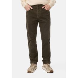 Camel Active 5-Pkt Regular Fit Hose aus Baumwollmix in Dunkelbraun | Gr.: W40/L32