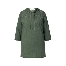 MIAMODA Shirt in dunkel grün | Gr.: 50