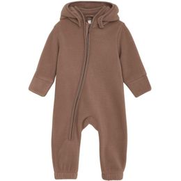 EN FANT Outdoor Overall "Wholesuit Fleece" in Braun | Gr.: 80