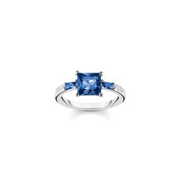 Thomas Sabo Ring Mit Steinen in silber, blau | Gr.: 54