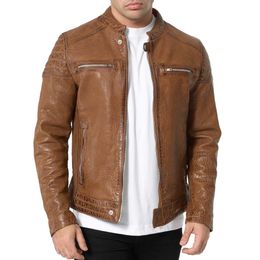 Tazzio Lederjacke "A803" - in Cognac | Gr.: M