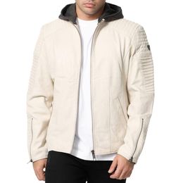 Tazzio Lederjacke "A800" - in Wei&szlig; | Gr.: L