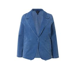 Ulla Popken Blazer in blue denim | Gr.: 46-48