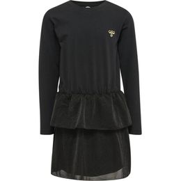 Hummel Verstellbare Taille Kleid Hmlelly M&auml;dchen in BLACK | Gr.: 128