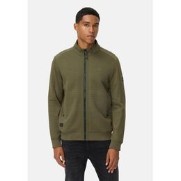 Camel Active Sweatjacke aus Baumwollmix in Waldgr&uuml;n | Gr.: XL