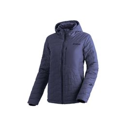 Funktionsjacke Maier Sports "Donovaly W", Damen, Gr. 44, blau (dunkelblau), 90% Polyamid, 10% Elasthan, Jacken Funktionsjacke, Damen Outdoorjacke, Primaloft Jacke mit 3 RV-Taschen und Kapuze