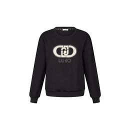 Liu Jo Sweatshirt Damen Gr&ouml;&szlig;e M schwarz / wei&szlig;