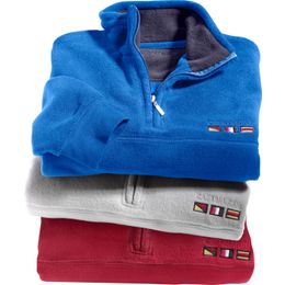 Catamaran Herren Fleecepullover royalblau, Gr&ouml;&szlig;e 64/66