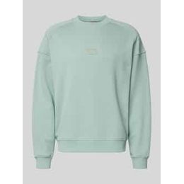 Hugo Regular Fit Sweatshirt aus reiner Baumwolle Modell 'DELASTCREW'