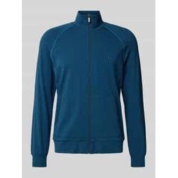 BOSS Regular Fit Sweatjacke aus Baumwoll-Mix