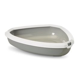SAVIC Katzentoilette Rincon weiß / grau