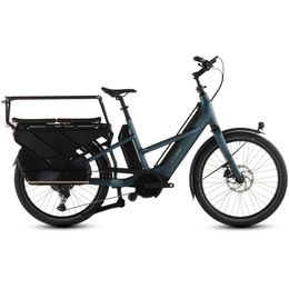 Cube Longtail Hybrid Family 800 | Gr. One Size | Aluminium E-Transportrad Gr&uuml;n