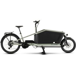 Cube Cargo Hybrid 800 | Gr. One Size | Aluminium E-Transportrad Gr&uuml;n