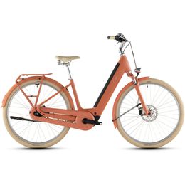 Cube Aruba Hybrid 600 | Gr. 46 cm | Aluminium E-Citybike Orange