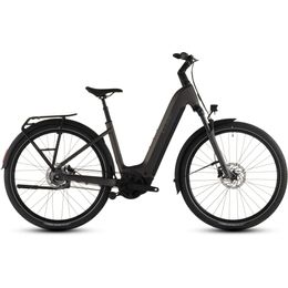 Cube Touring Hybrid Comfort SLX 800 | Gr. 46 cm | Aluminium E-Trekkingbike Silber