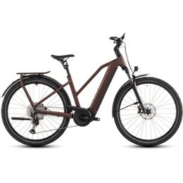 Cube Kathmandu Hybrid Pro 800 | Gr. 46 cm | Aluminium E-Trekkingbike Braun