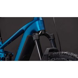 Cube Stereo Hybrid ONE44 EX 800 | Gr. S | Aluminium E-MTB Allmountain-Trail (130-150mm) Blau