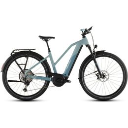 Cube Nuride Hybrid SLX 800 | Gr. 46 cm | Aluminium E-Trekkingbike Blau