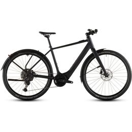 Cube Editor Hybrid Pro 400X FE | Gr. 54 cm | Aluminium E-Citybike Schwarz