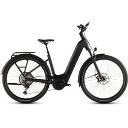 Cube Nuride Hybrid SLX 800 | Gr. 58 cm | Aluminium E-Trekkingbike Schwarz