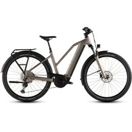 Cube Nuride Hybrid Pro 800 | Gr. 50 cm | Aluminium E-Trekkingbike Beige