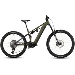 Cube Stereo Hybrid ONE77 HPC TM 800 | Gr. S | Carbon E-MTB Enduro (160-180mm) Gr&uuml;n