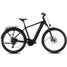 Cube Touring Hybrid ONE 600 | Gr. 50 cm | Aluminium E-Trekkingbike Schwarz
