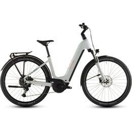 Cube Nuride Hybrid Performance 600 | Gr. 58 cm | Aluminium E-Trekkingbike Grau