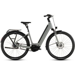 Cube Supreme Hybrid Deluxe ONE 600 | Gr. 42 cm | Aluminium E-Citybike Grau