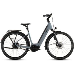 Cube Supreme Hybrid Deluxe SLX 600 | Gr. 50 cm | Aluminium E-Citybike Grau