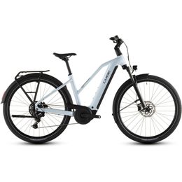Cube Touring Hybrid ONE 600 | Gr. 46 cm | Aluminium E-Trekkingbike Blau