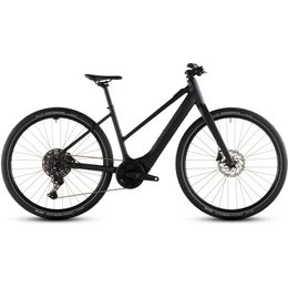 Cube Editor Hybrid Pro 400X | Gr. 58 cm | Aluminium E-Citybike Schwarz