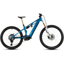 Cube Stereo Hybrid ONE77 HPC AT 800 | Gr. S | Carbon E-MTB Enduro (160-180mm) Blau