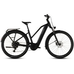 Cube Touring Hybrid ONE 600 | Gr. 54 cm | Aluminium E-Trekkingbike Schwarz