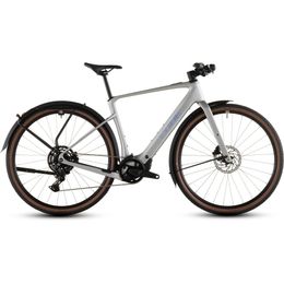 Cube Nulane Hybrid C:62 Race 400X FE | Gr. S | Carbon Light E-Citybike Grau