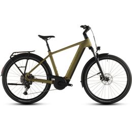 Cube Touring Hybrid Pro 800 | Gr. 58 cm | Aluminium E-Trekkingbike Gold