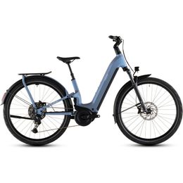 Cube Kathmandu Hybrid ONE11 HPC Pro 800 | Gr. 58 cm | Carbon E-Trekkingbike Blau