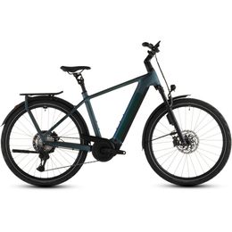 Cube Kathmandu Hybrid SLT 800 | Gr. 58 cm | Aluminium E-Trekkingbike Blau