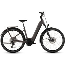 Cube Kathmandu Hybrid EXC 800 | Gr. 58 cm | Aluminium E-Trekkingbike Grau