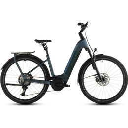 Cube Kathmandu Hybrid SLT 800 | Gr. 50 cm | Aluminium E-Trekkingbike Blau