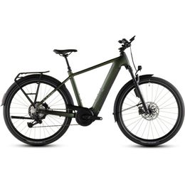 Cube Nuride Hybrid SLT 800 | Gr. 58 cm | Aluminium E-Trekkingbike Gr&uuml;n