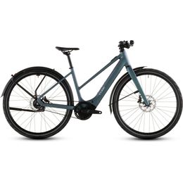 Cube Editor Hybrid SLT 400X FE | Gr. 54 cm | Aluminium E-Citybike Grau