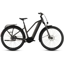 Cube Touring Hybrid Comfort SLX 800 | Gr. 54 cm | Aluminium E-Trekkingbike Silber