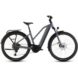 Cube Touring Hybrid Pro 800 | Gr. 46 cm | Aluminium E-Trekkingbike Grau