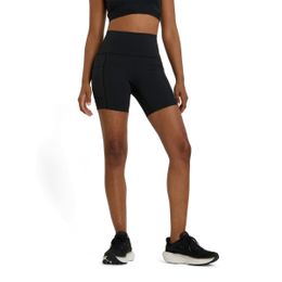 New Balance Sleek Pocket High Rise 6 Inch Short Damen