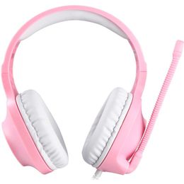 SADES Gaming-Headset »Spirits SA-721 kabelgebunden« pink Das verstellbares Kopfband und leichte Gewicht bietet hervorragenden Tragekomfort